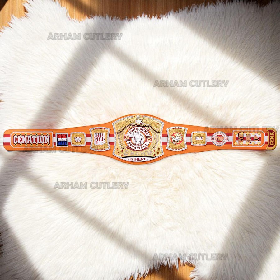 Farewell 2025 WWE John Cena Spinner Championship Replica Title Belt ...