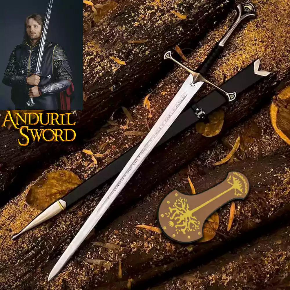 Lord of the Rings Anduril Narsil Sword Replica – Arham Cutlery